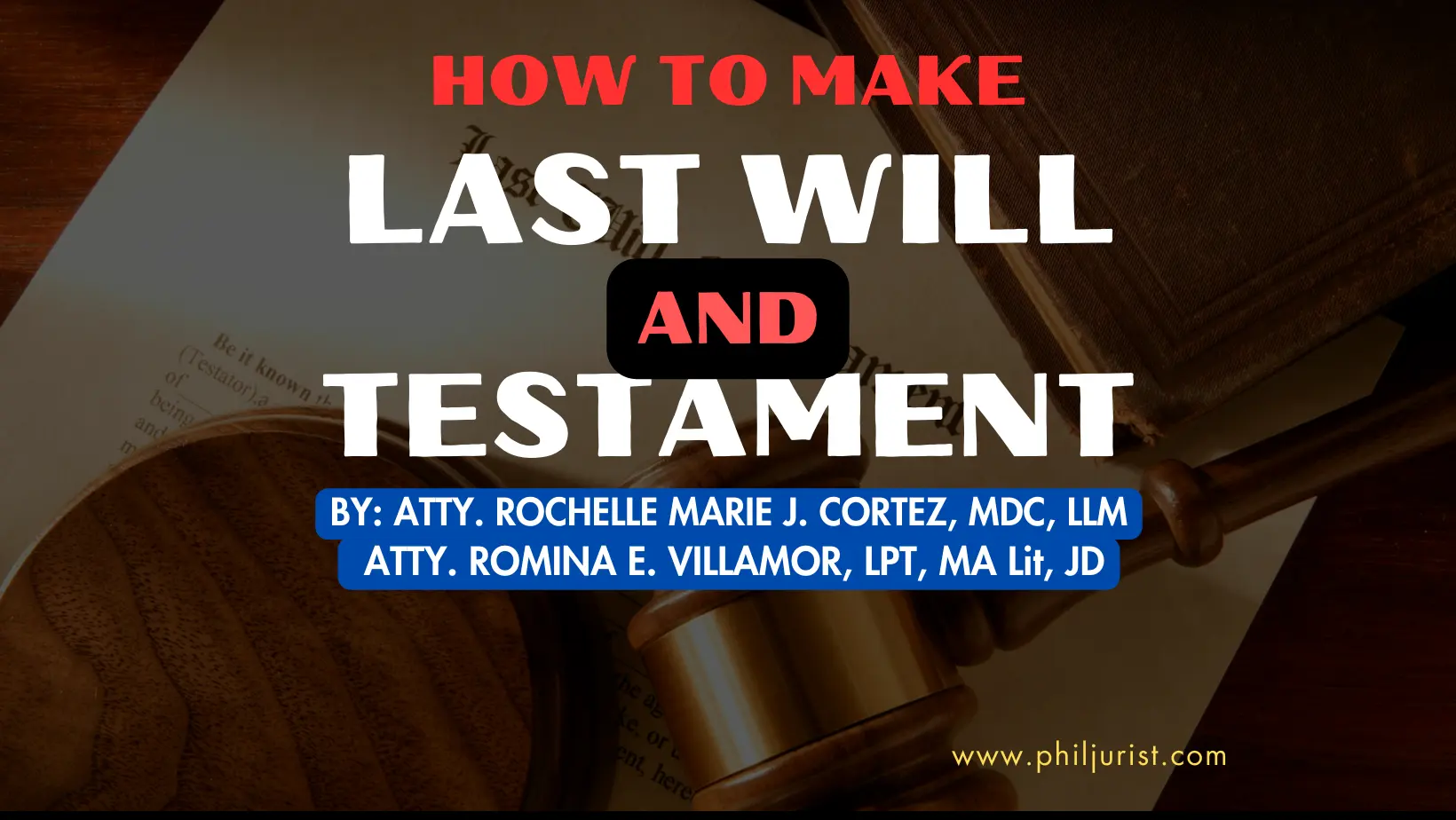 How to Make a Last Will and Testament in the Philippines - PHILREGIS