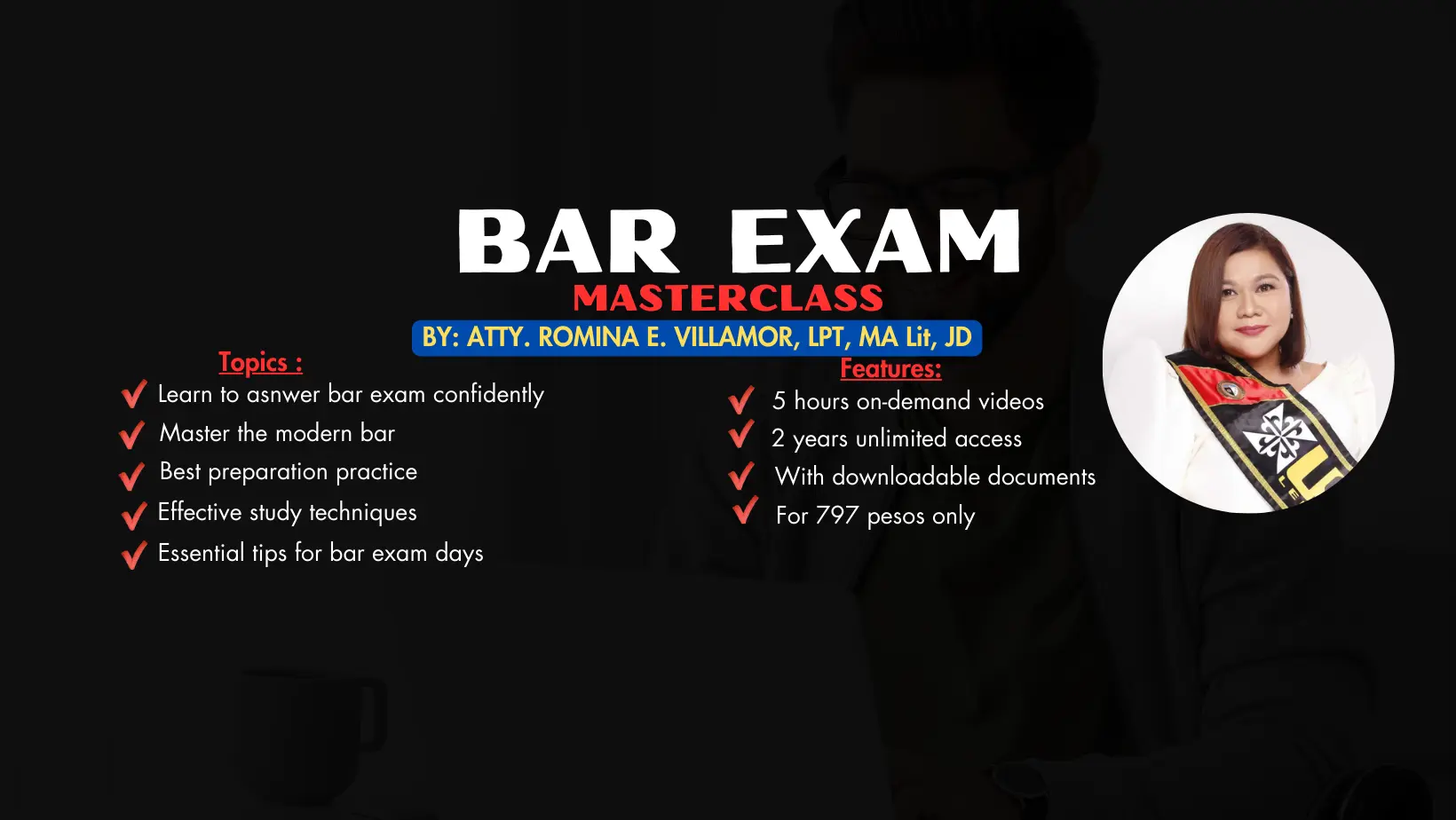 Bar Exam Masterclass - PHILREGIS